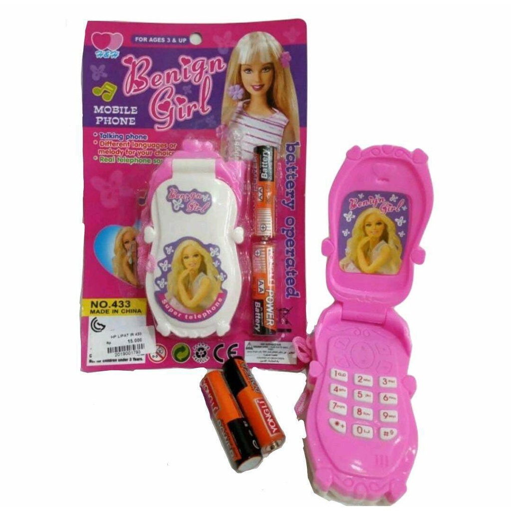 Jual MAINAN ANAK TELEPHONE BENIGN GIRL 433-A / MAINAN ANAK EDUKASI FREE ...