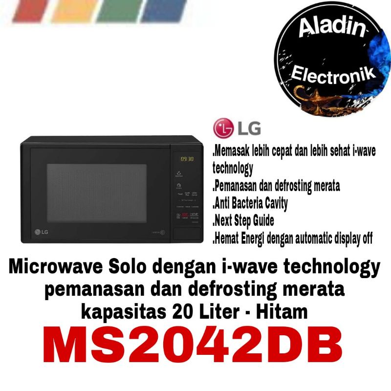 Jual LG MS2042DB Microwave Oven Solo w/ i-wave technology 20L | Shopee Indonesia