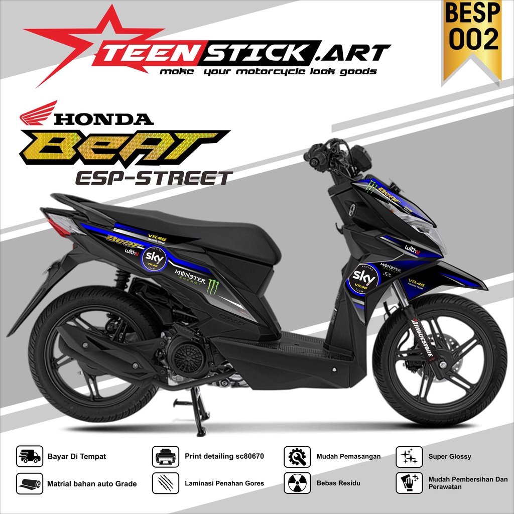 Jual Striping BEAT ESP - Striping List Variasi Motor HONDA BEAT ESP ...