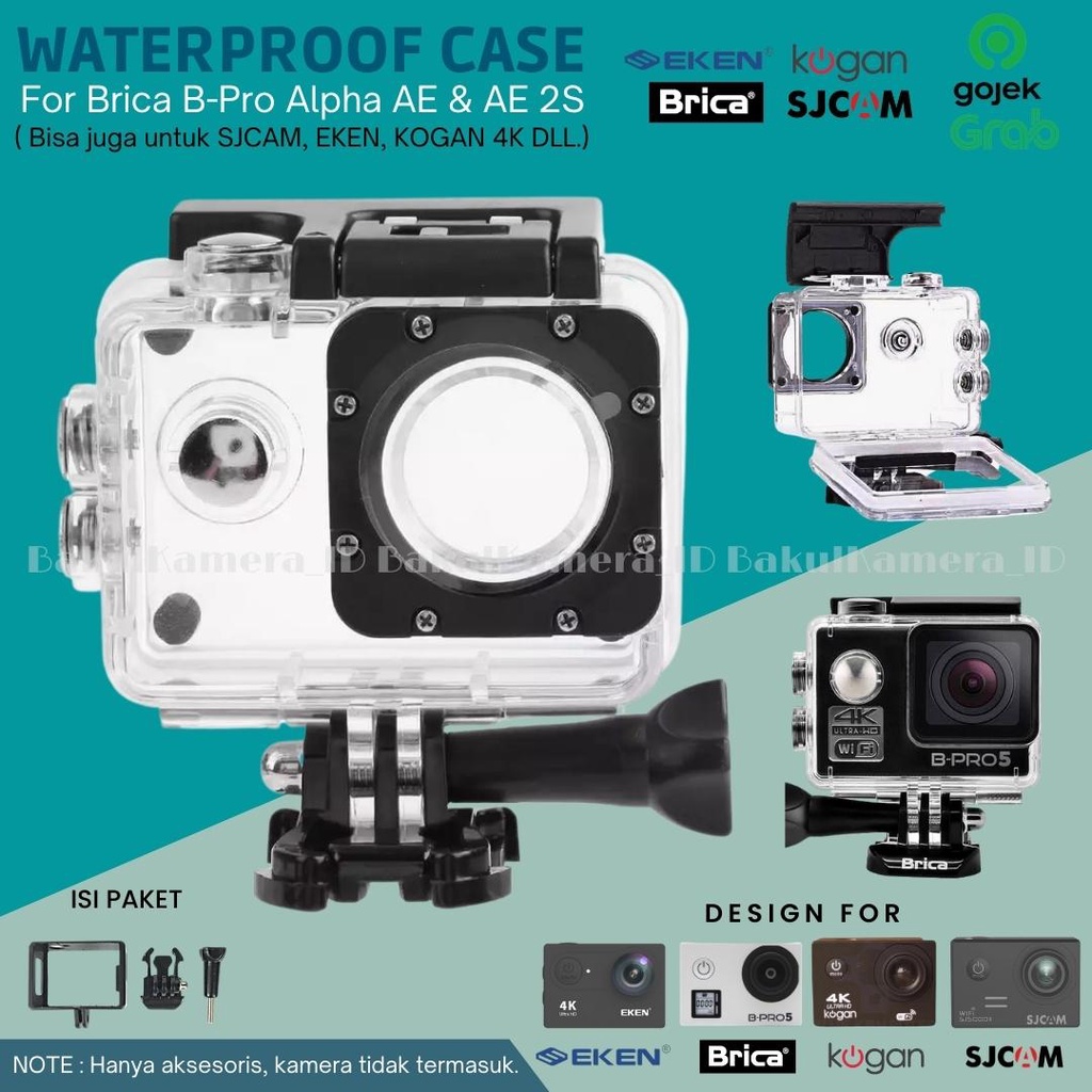 Jual Waterproof Case Housing Underwater For Brica BPro 5 / SJCAM / SBOX ...