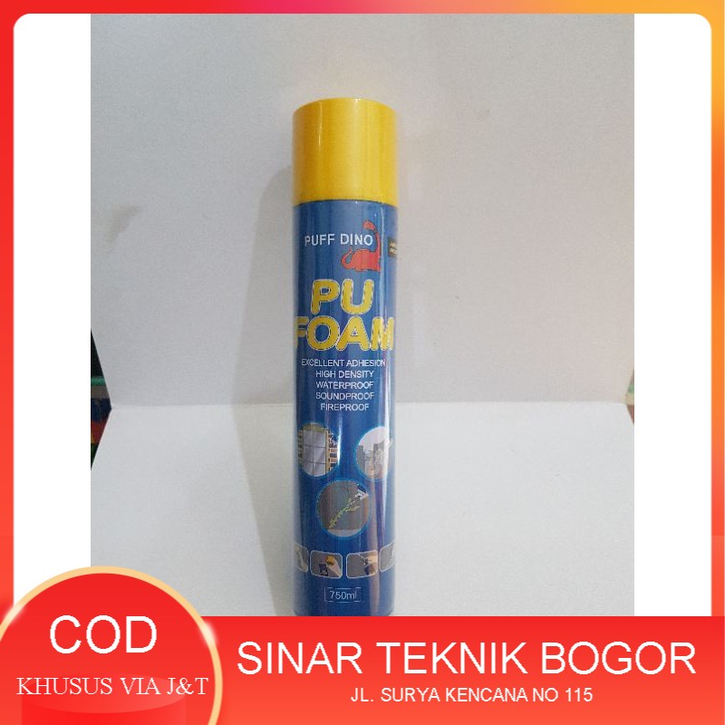 Jual Puff Dino PU Foam 750ml polyurethan spray semprot cair jadi padat ...
