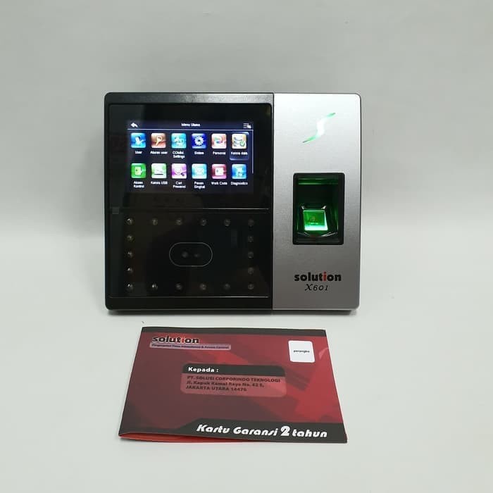 Jual Mesin Absensi Solution X601 Finger Print /Alat Kantor Absensi ...