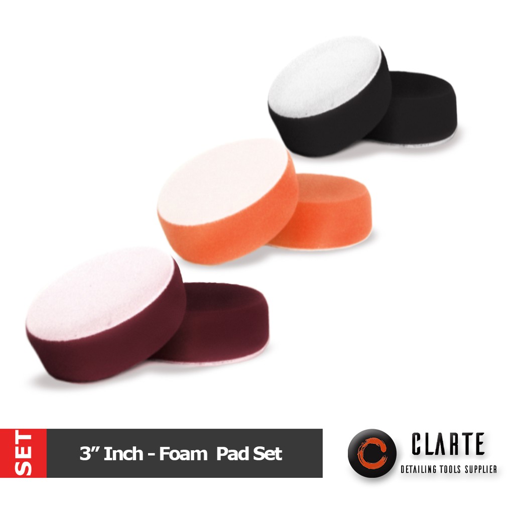 Jual Foam Pad 3" inch Set - Buffing Pads - Germany Material Foam ...