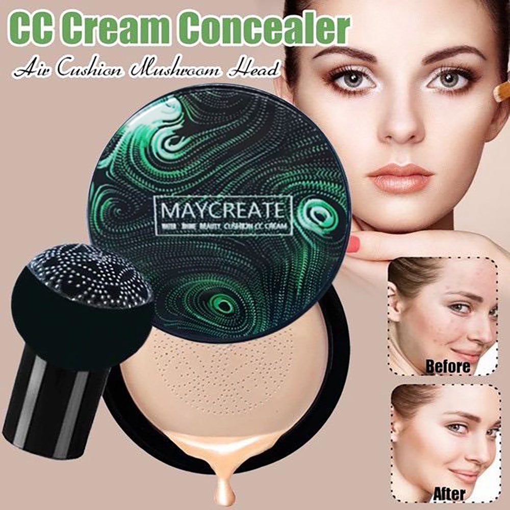 Jual MAYCREATE 0059 Waterproof Mushroom Head Air CC Cream Moisturizing ...