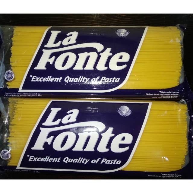 Jual La Fonte Spaghetti No.11 | Pasta Spageti | Pasta Noodle Mie 1Kg ...