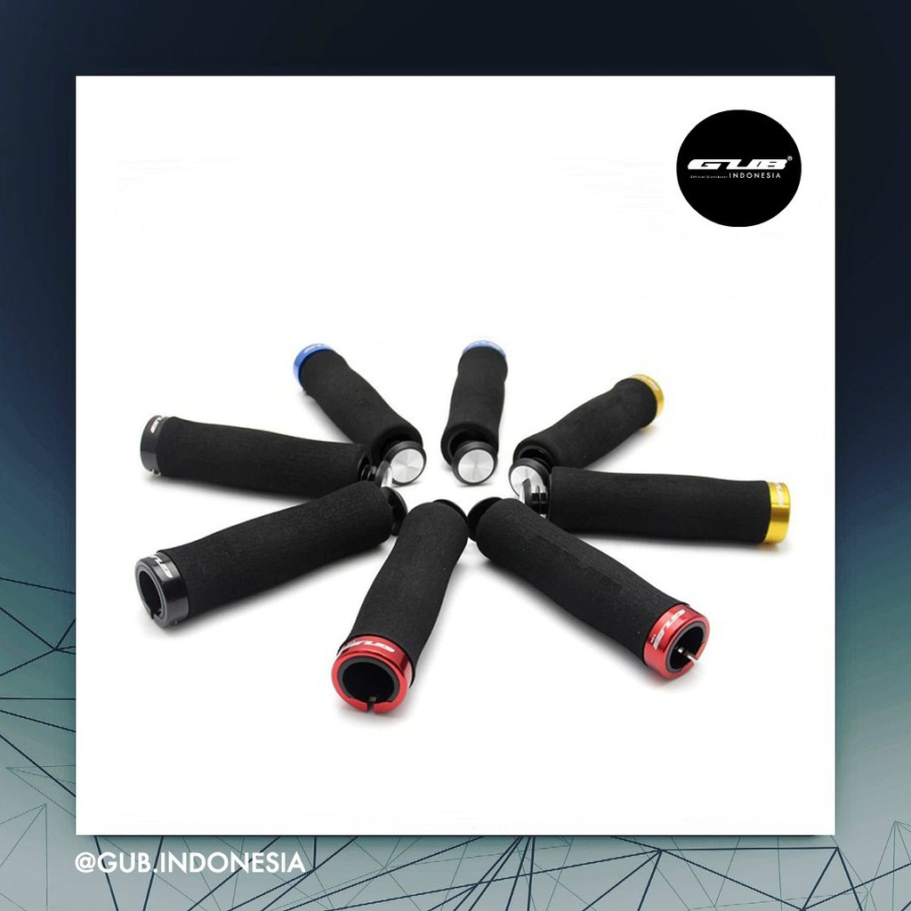 Jual GUB 509 Bicycle MTB Alloy Lock Sponge Grips - Handle Busa Stang ...