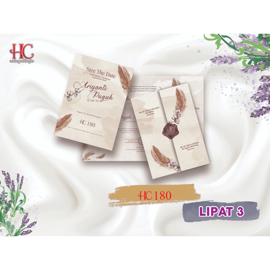 Jual Blangko Undangan Terbaru Seri HC 180 | Shopee Indonesia