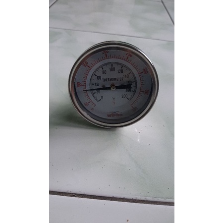 Jual Termometer 200 derajat || Termometer analog || Termometer jarum ...