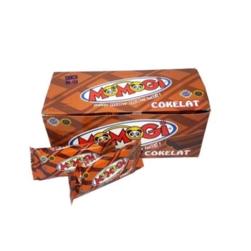 Jual MOMOGI SNACK BOX COKLAT / JAGUNG BAKAR / KEJU / CAPUCINO / TUTTI FRUTTI 1 BOX ISI 20 PCS ...
