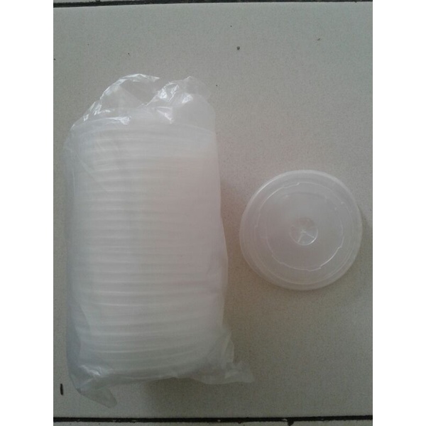 Jual Tutup Cup plastik Gelas ukuran 16 OZ Repacking 10 pcs | Shopee ...