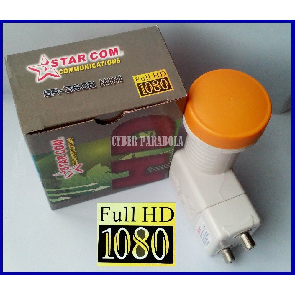 Jual LNB KU Band Twin STARCOM SR-3602 Best Signal | Shopee Indonesia