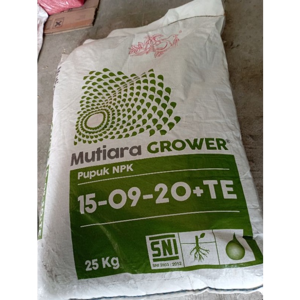 Jual NPK Mutiara Grower 15-09-20+TE @25 KG | Shopee Indonesia