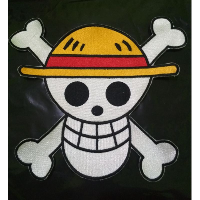 Jual Bordiran Back Patch Besar ONE PIECE patch bordir one piece | Shopee Indonesia