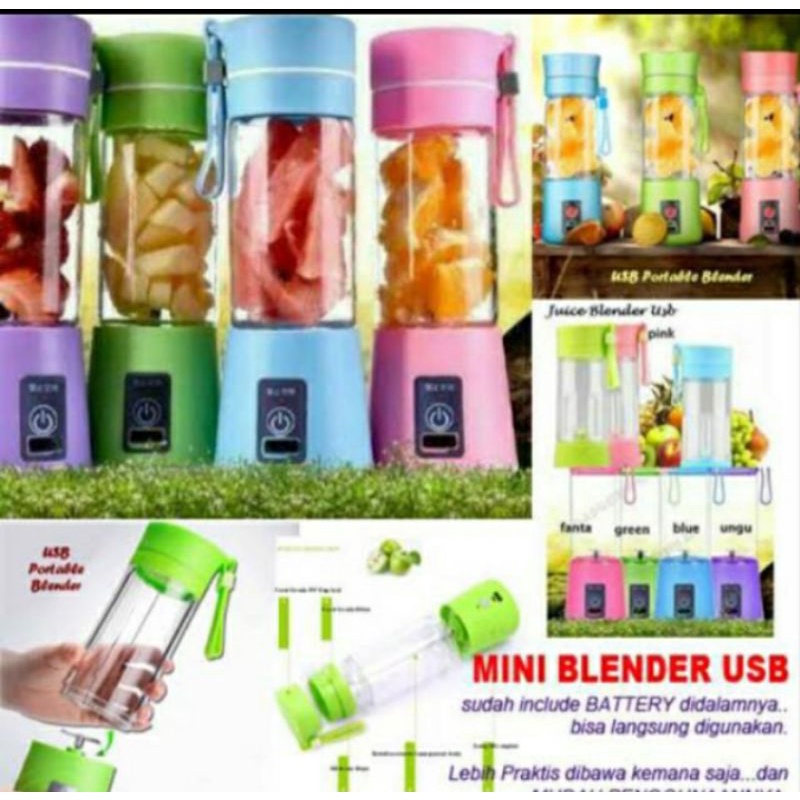 Jual JUICE cup blender mini portabel/blender USB gsf/blender 6 mata ...