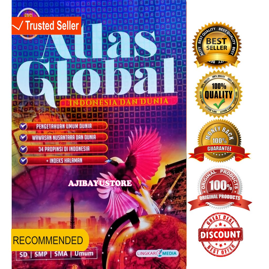 Jual BUKU PETA JUMBO PETA ATLAS INDONESIA DAN DUNIA UKURAN BESAR JUMBO ...