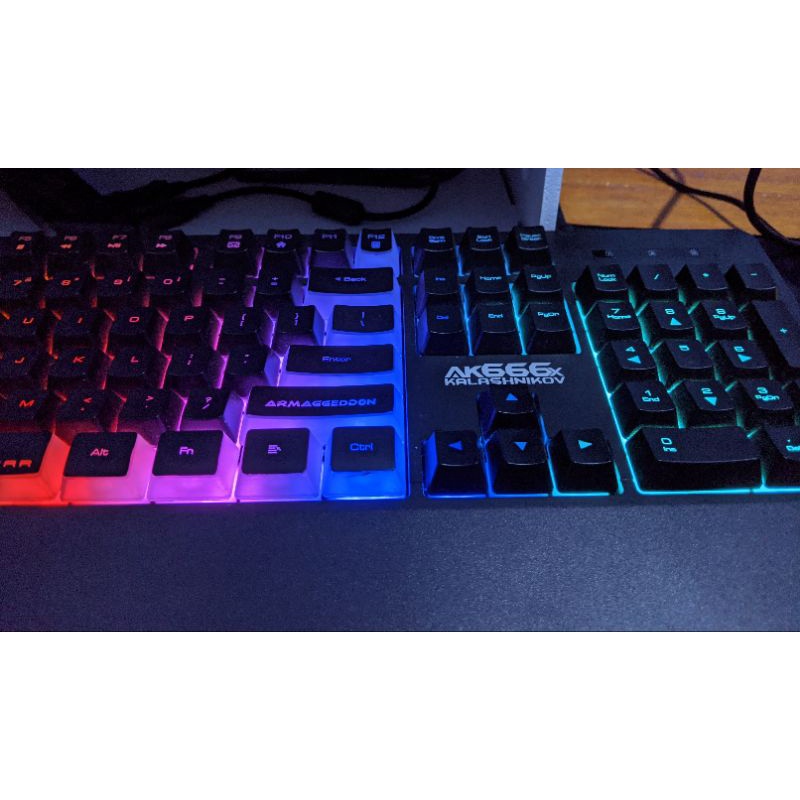 Jual Keyboard Gaming RGB Custom Keycaps | Shopee Indonesia