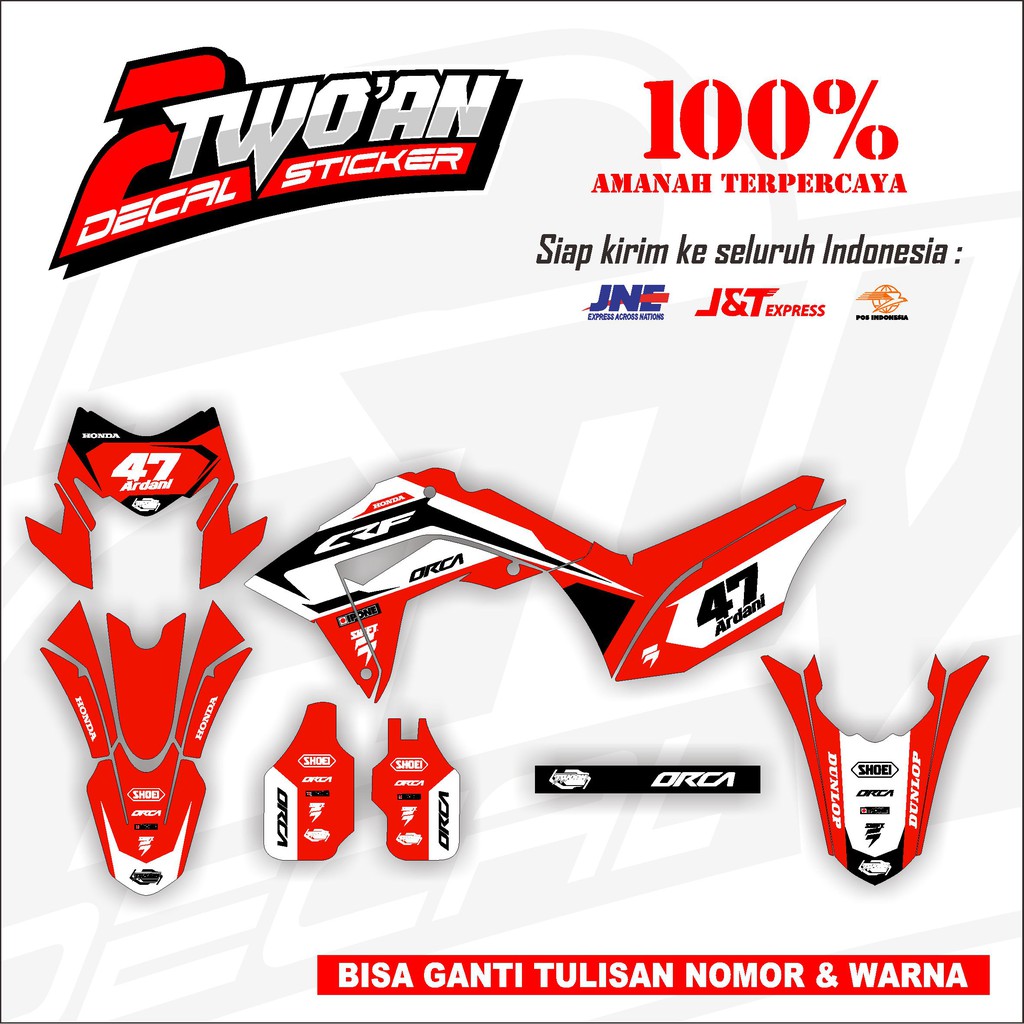 Jual Decal CRF 150l grafis 017 - STICKER DECAL - FULLBODY CUTTING RAPI ...