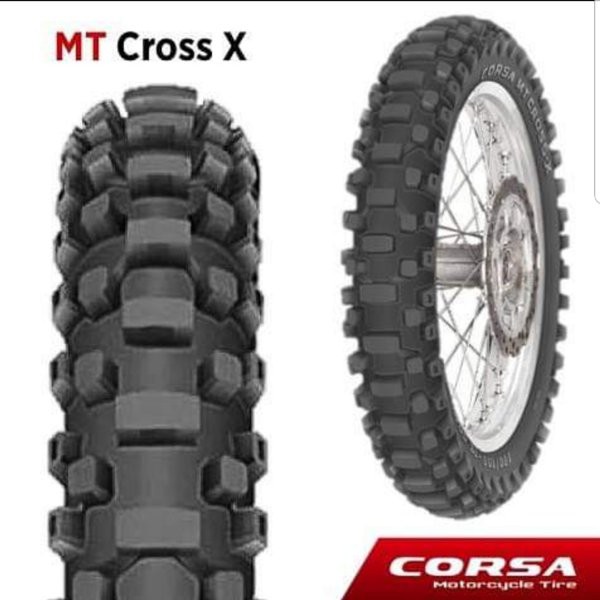 Jual BAN LUAR CORSA MT CROSS X 110/100-18 TRAIL | Shopee Indonesia