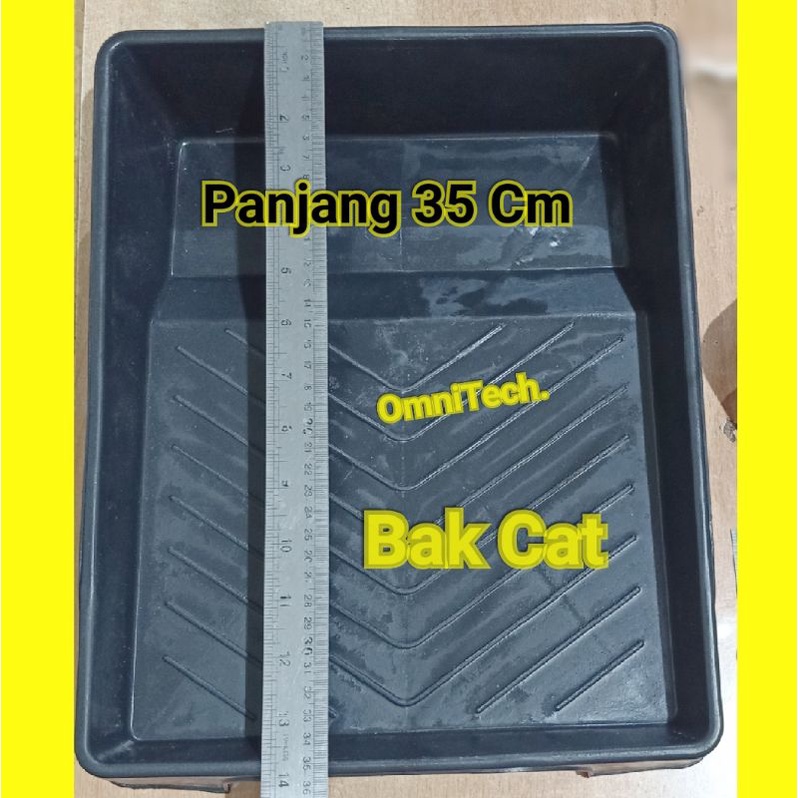 Jual Bak Cat Roll Tembok PVC Plastik Hitam Hijau Tebal Besar Kotak ...