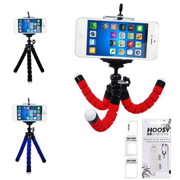 Jual Tripod Spider Flexible Mini For Smartphone ( Free Noosy Sim Card ...