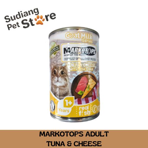 Jual Makanan Basah Kaleng Kucing Dewasa Markotops Adult Tuna Cheese Cat ...