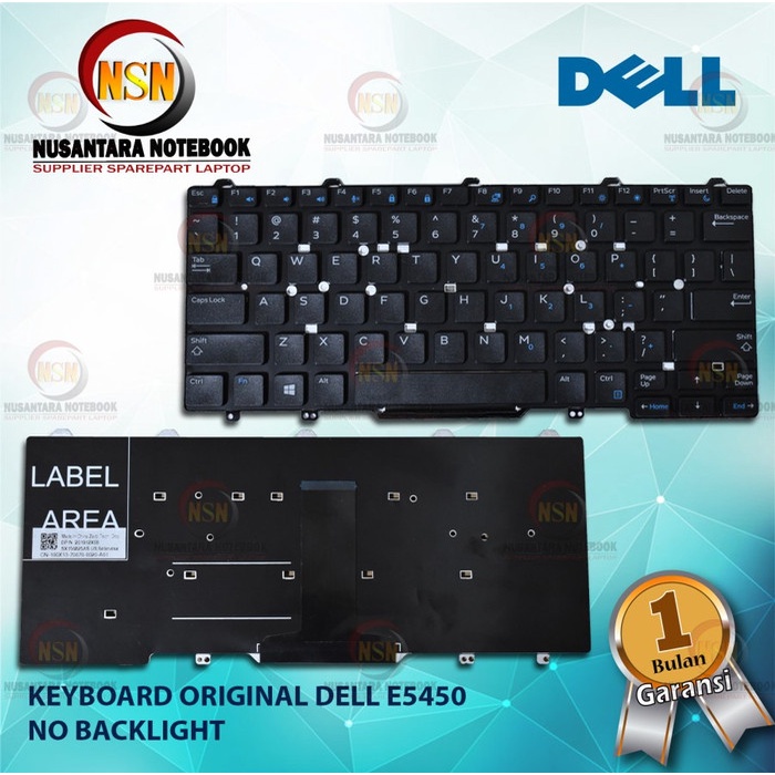 Jual Keyboard Original Dell E5450 E5470 E7450 E7470 No BackLight ...