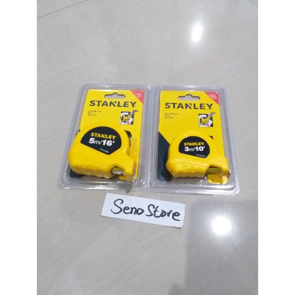 Jual STANLEY Meteran plastik 3 m atau 5 m kuat | Shopee Indonesia