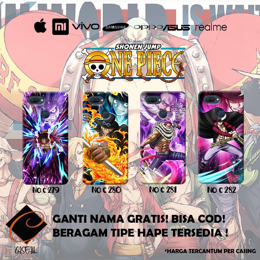 Jual Case Casing One Piece Luffy ( BISA COD ) [ Semua Tipe HP ] Realme ...