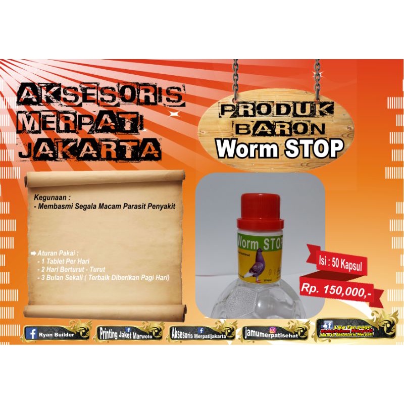Jual Worm stop 50 kapsul | Shopee Indonesia