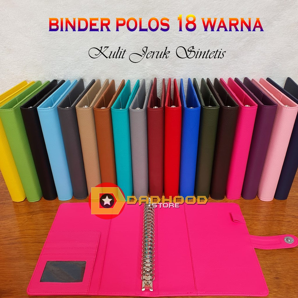 Jual BINDER POLOS 18 WARNA PILIHAN A5 DAN B5 | Shopee Indonesia