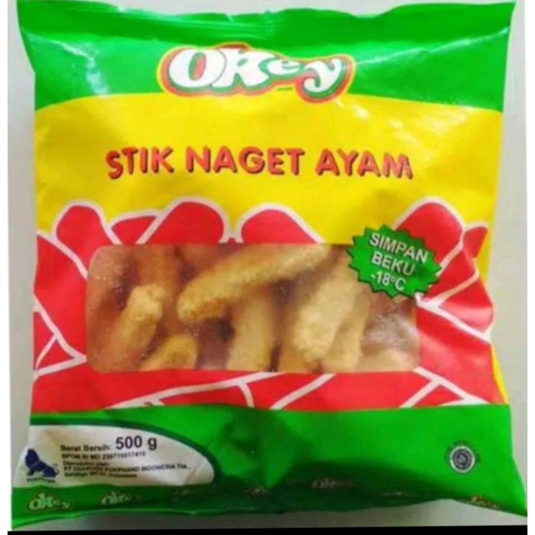 Jual nuget stik ayam okey 500 gr | Shopee Indonesia