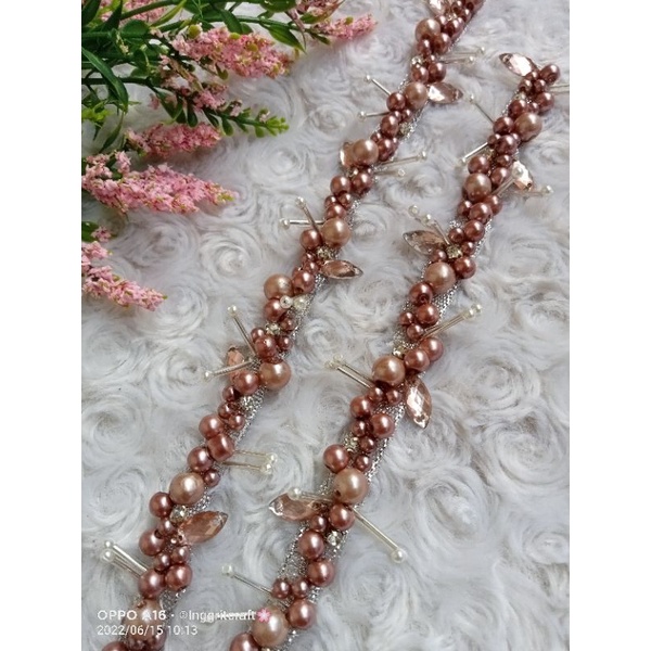 Jual Payet Rangkai/ Mutiara Rangkai Manik Bambu sampan/ Hiasan Kebaya ...
