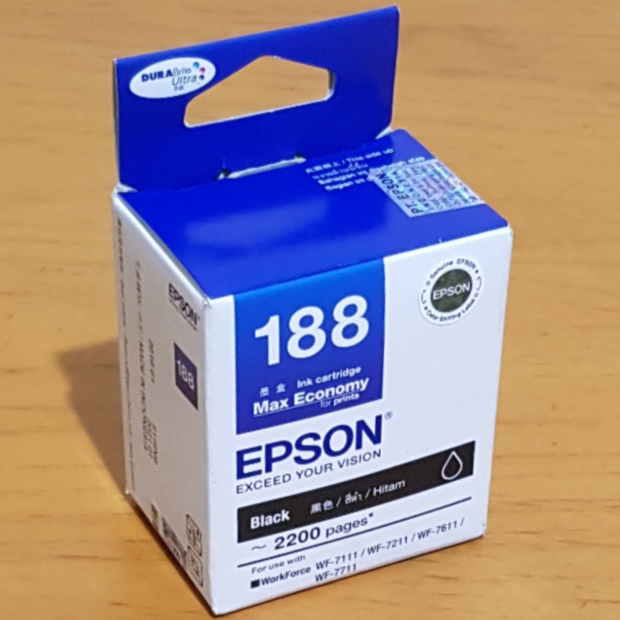 Jual Tinta Epson 188 - Black (100% Original) | Shopee Indonesia