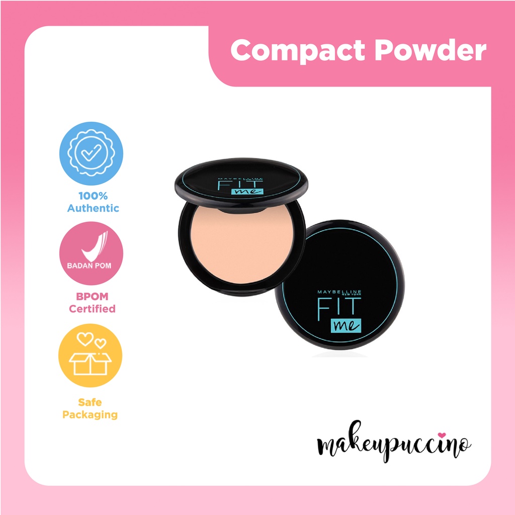 Jual Maybelline Fit Me Matte & Poreless Compact Powder | Shopee Indonesia