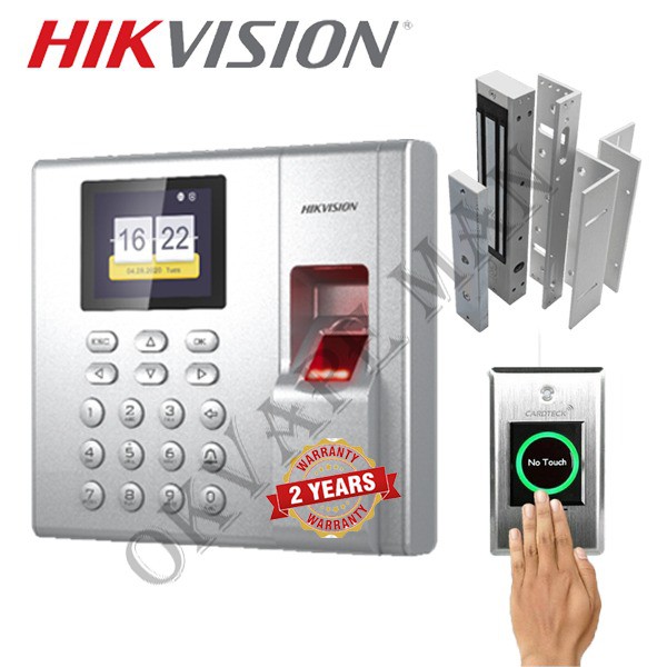 Jual HIKVISION FINGERPRINT ACCESS CONTROL ABSENSI DS-K1T8003MF NO TOUCH ...