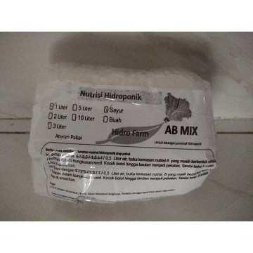 Jual NUTRISI ABMIX AB - MIX SAYUR UNTUK PEKATAN 1 LITER KEMASAN SERBUK ...