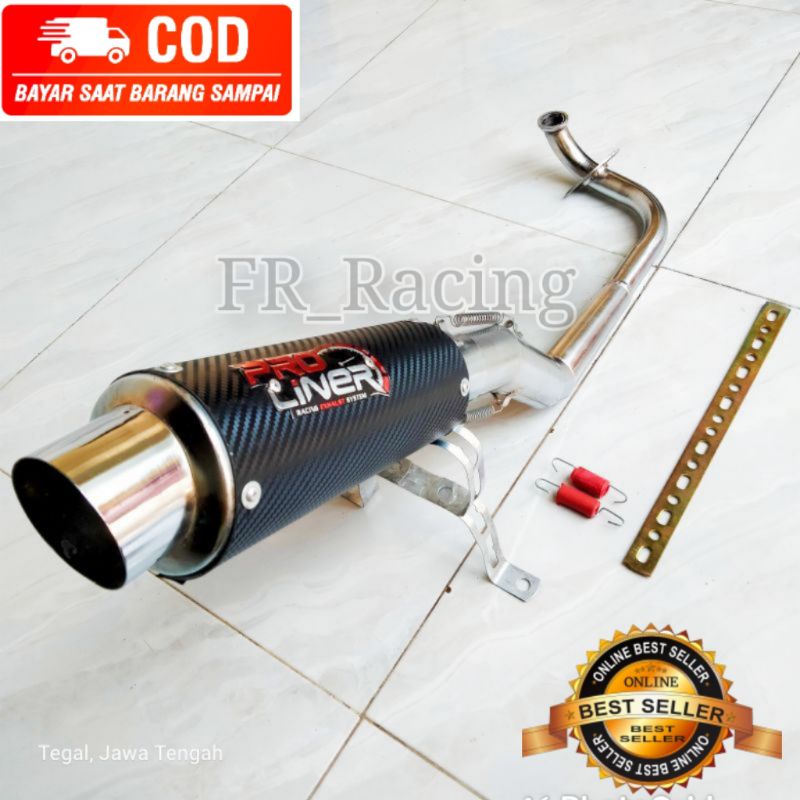 Jual Knalpot Racing Proliner Karbon Beat, Scoopy, Genio, Spacy, Vario ...