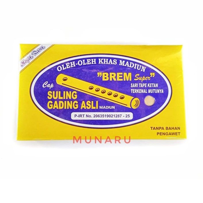 Jual BREM MADIUN JUMBO SUPER CAP SULING GADING ISI 4 ORIGINAL MEGA RASA ...