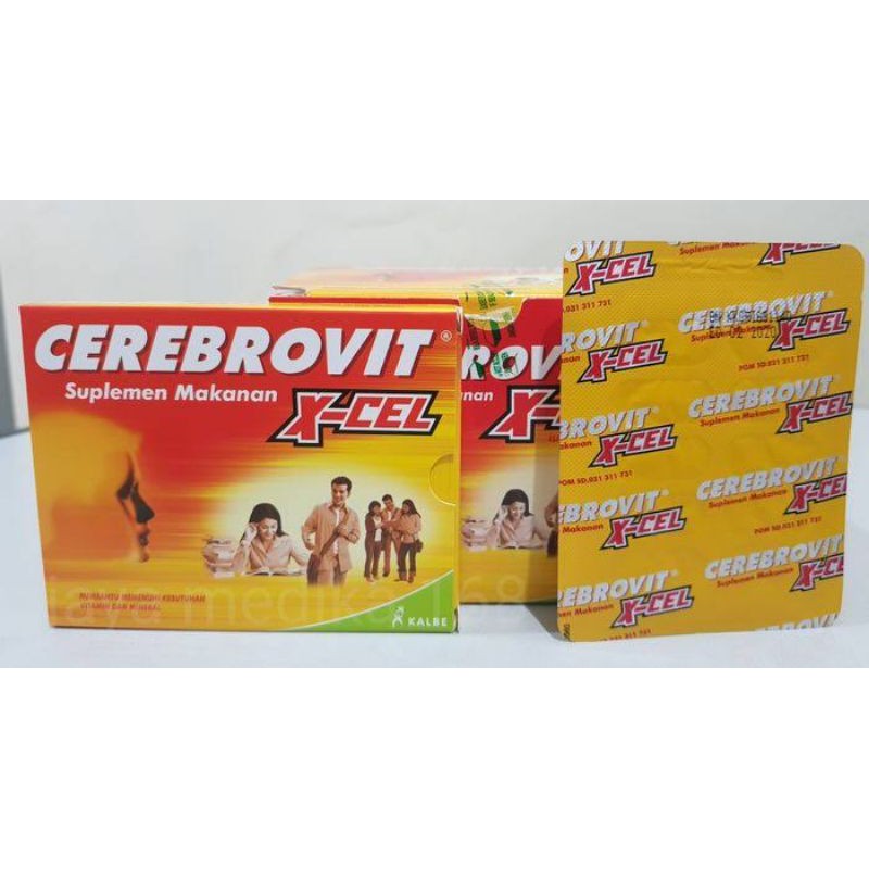 Jual CEREBROVIT X-CELL 10 DUS @10 KAPSUL | Shopee Indonesia