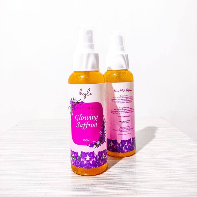 Jual Face mist saffron KYLE 100ml / safron face mist BPOM | Shopee ...