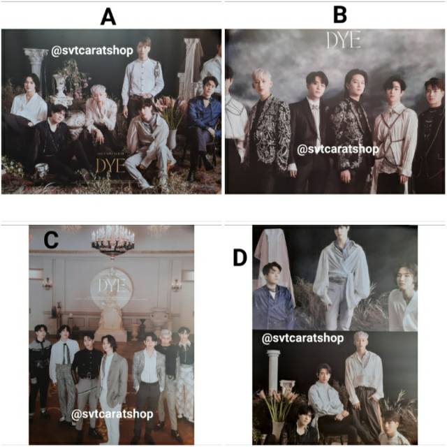 Jual GOT7 DYE NOT BY THE MOON POSTER OFFICIAL (+tube) | Shopee Indonesia