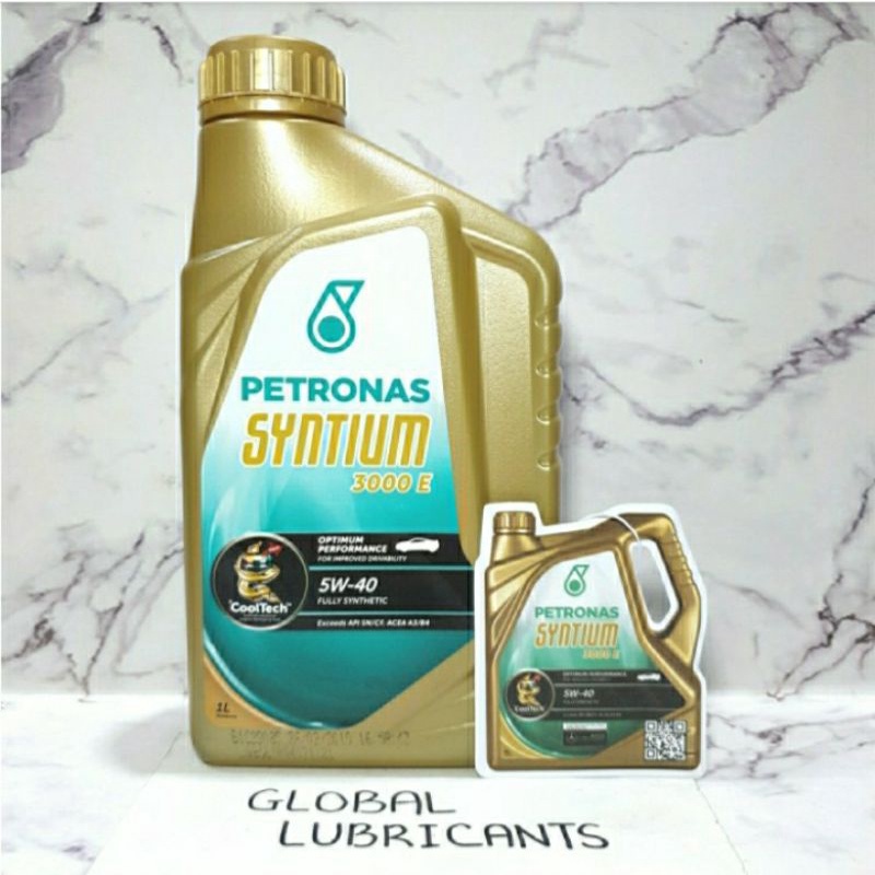 Jual Petronas Syntium 3000 E 5W-40 CoolTech 1 Liter Malaysia (Oli Fully ...