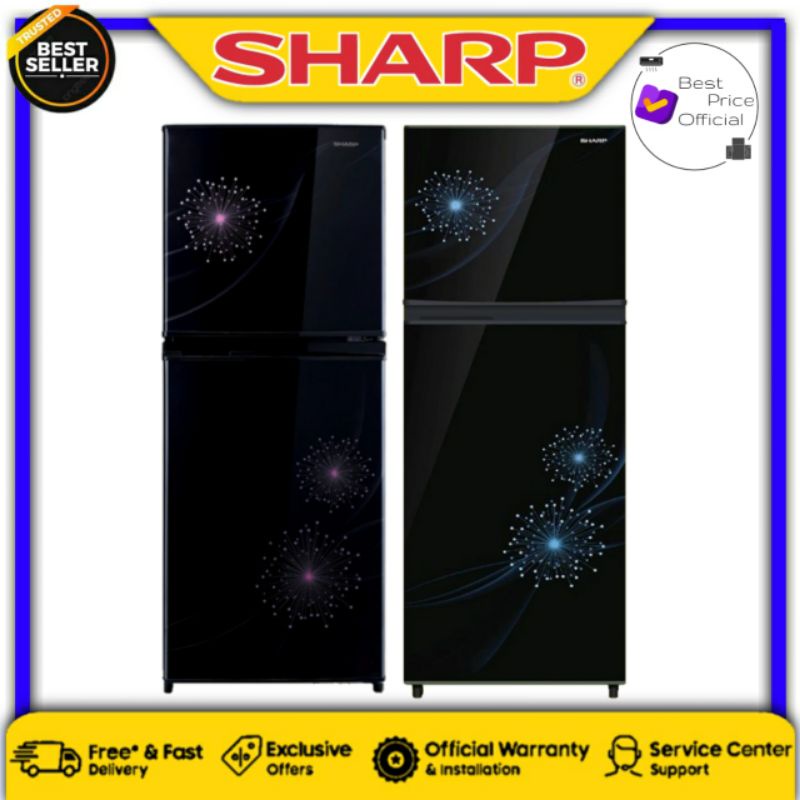 Jual SHARP SJ-237MG SJ 237MG Kulkas 2 Pintu 205 Liter Low 100 Watt No ...