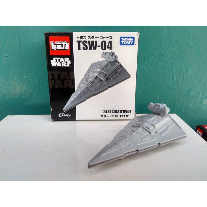Jual Tomica Star Wars TSW-04 Star Destroyer Diecast Miniatur pesawat Takara Tomy harga murah ...