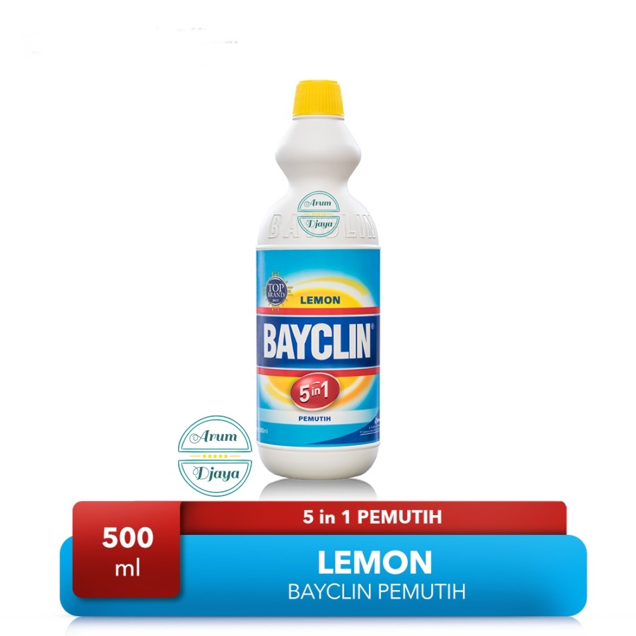 Jual Bayclin Pemutih Baju Botol 5 in 1 Lemon 500ml | Shopee Indonesia