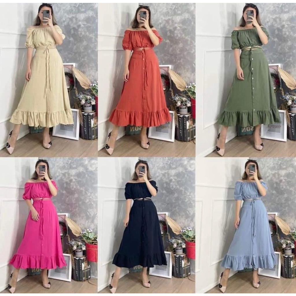 Jual Ulya One Set || One Set "Pakaian Wanita" Rayon Grade A | Shopee ...
