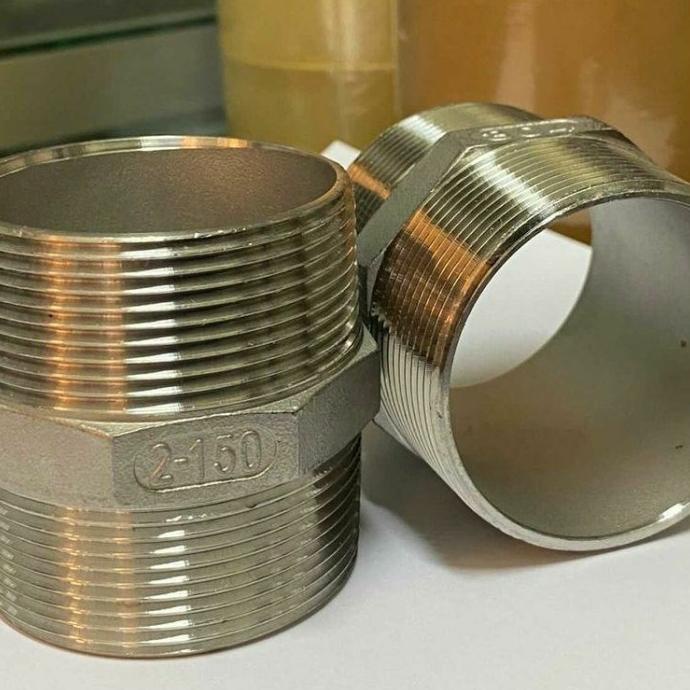 Jual Double Nepel 2 " inch / Nipple Stainless 304 2 " Inch | Shopee ...