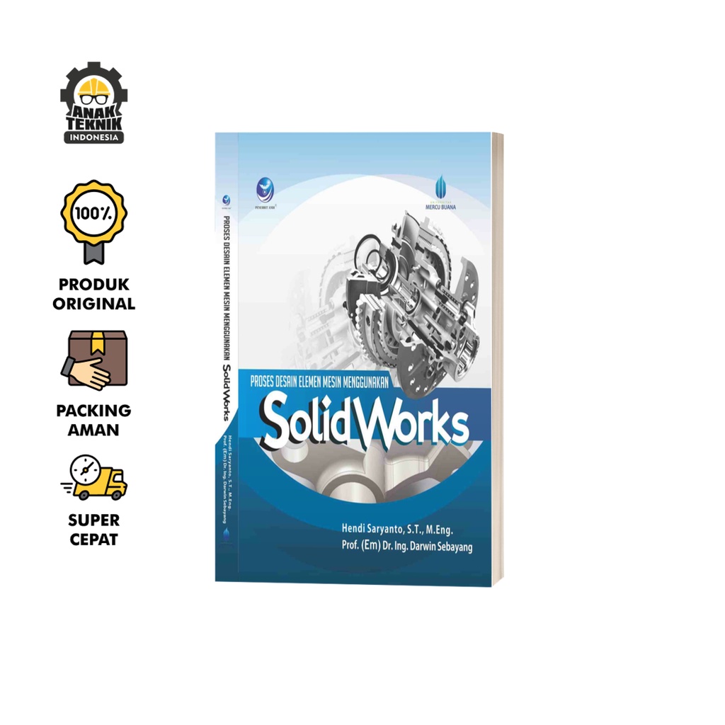 Jual Buku Proses Desain Elemen Mesin Menggunakan SolidWorks | Shopee ...