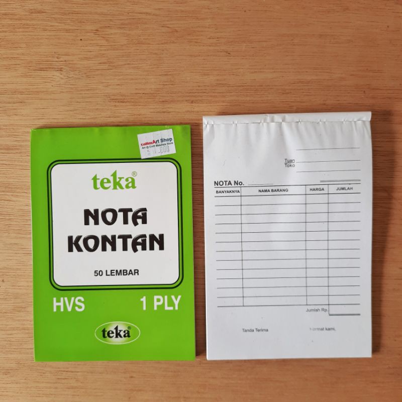 Jual Nota Kontan 1 Ply | Shopee Indonesia
