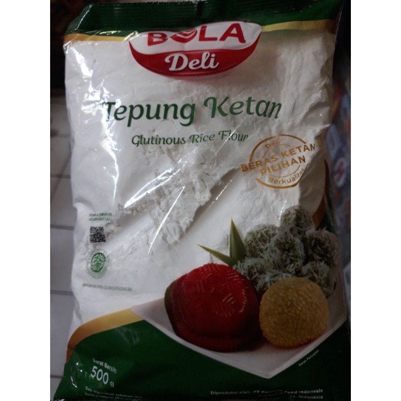 Jual tepung beras ketan putih bola deli 500gr | Shopee Indonesia